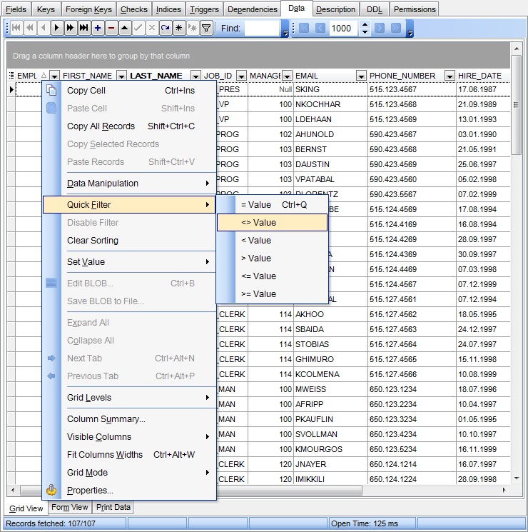 Online Documentation For Sql Manager For Oracle Sqlmanager